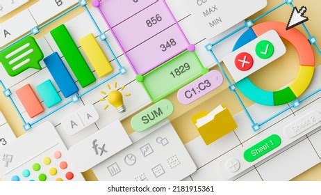 D Spreadsheet Images Stock Photos Vectors Shutterstock