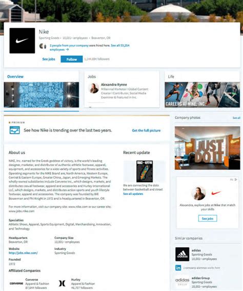 Nike Linkedin