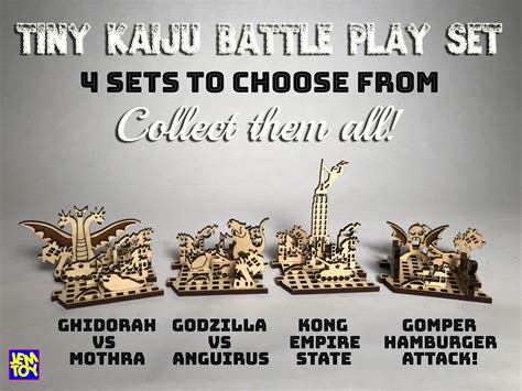 Tiny Kaiju Battle Art Toys And Games By Jemoores Facebook