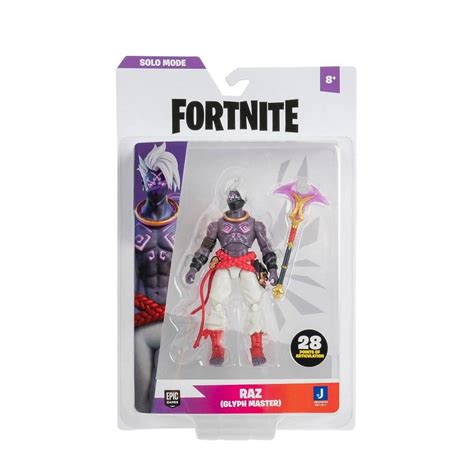 Figura De Acción Fortnite Raz Glyph Master Walmart