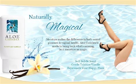 Aloe Cadabra Organic Flavored Personal Lubricant Natural Edible Lube