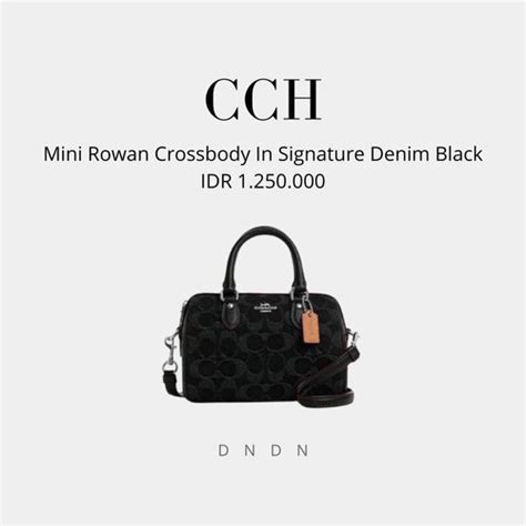 Jual Mini Rowan Crossbody In Signature Denim Black Kota Bekasi Dndn Lux Tokopedia
