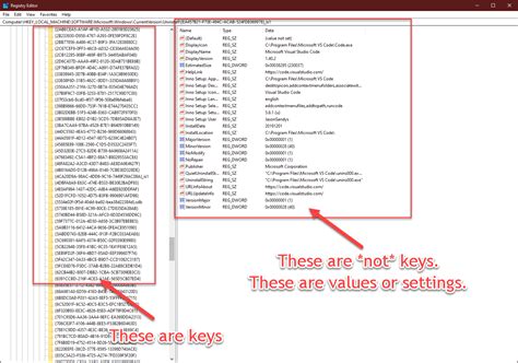 Configuration Items Query Registry Key Multiple Values In Key Are