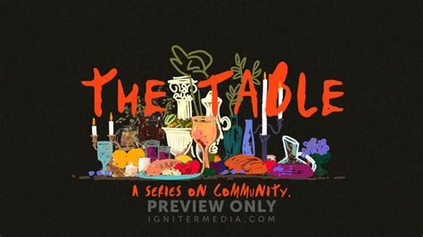 The Table Title Graphics Youth Pastor Co