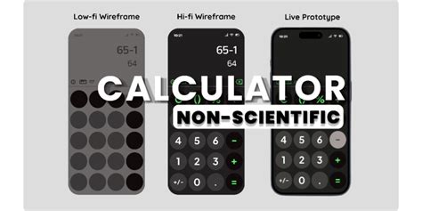 Non Scientific Calculator View Figma