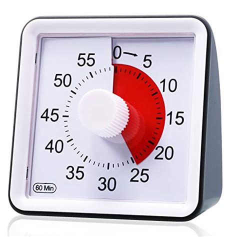 Quickloong 60 Min Visual Countdown Timer Electronic Analog Want It All