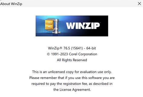 KB Corel How To Check The Installed WinZip Version
