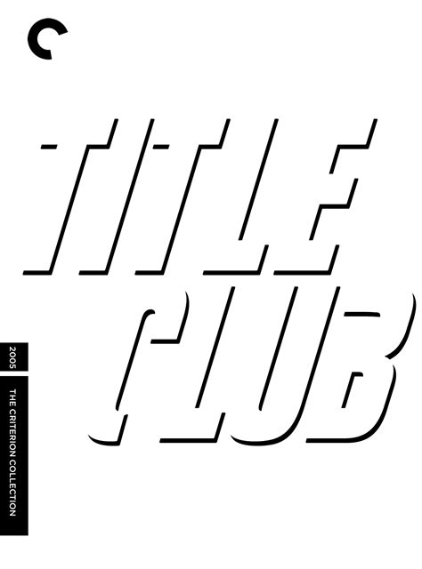 Criterion Collection Template By Nostalghiart On Deviantart