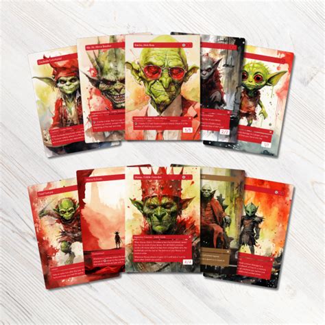 Mtg Proxy Commander Starter Pack Krenko Mob Boss The Proxy Forge