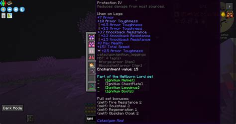 Ignitium Elytra Chestplate Does Not Count Towards Hellborn Lord Set Issue FTBTeam FTB