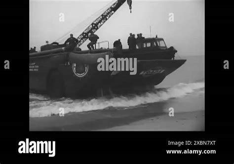 1956 The Amphibious Barc Operates As Both A Cargo Carrier And A Troop