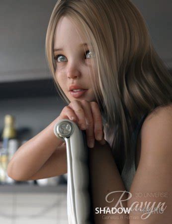 Ravyn Character and Hair for Genesis 8 Female s скачать для daz3d