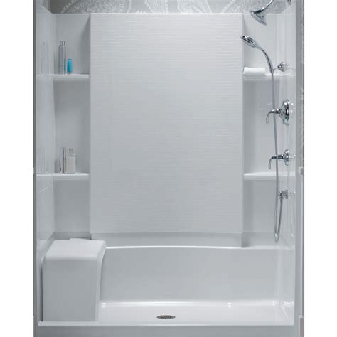 Stone Look Bath And Shower Wall Set Panel Showerhead Design