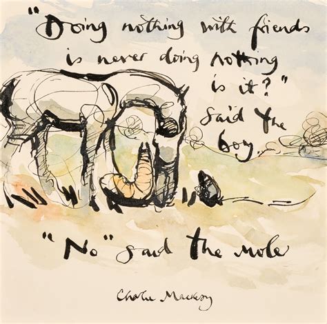 Charlie Mackesy Doing Nothing Available For Immediate Sale At Sothebys