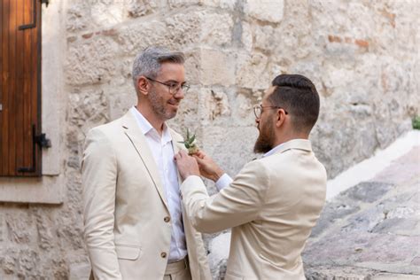 A Same Sex Wedding In Montenegro With A Stunning Bay View At Kotor