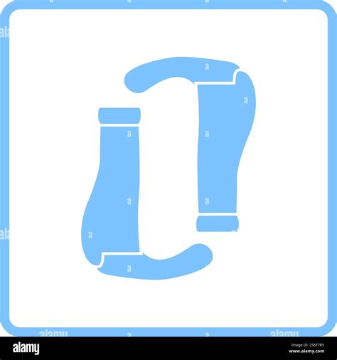 Bike Grips Icon. Blue Frame Design. Vector Illustration Stock Vector Image & Art - Alamy