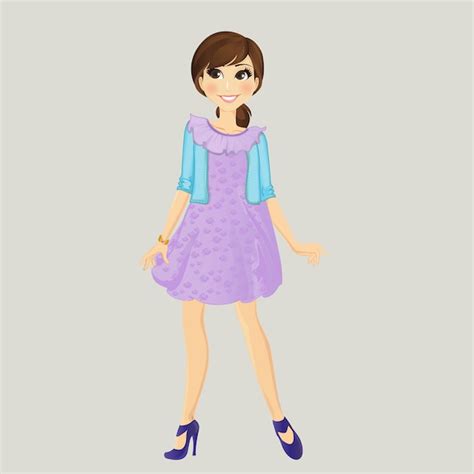 Premium Vector Girl Character
