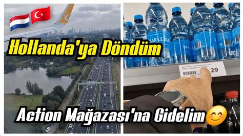 Hollanda ya Yolculuk Gelir Gelmez Action Mağazası na Gittim Yeni