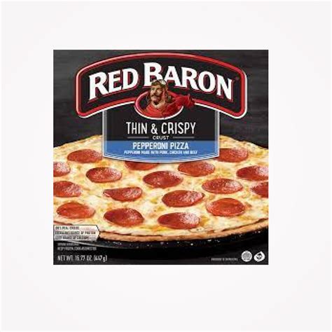 Red Baron Thin And Crispy Pepperoni Pizza Mintmasala