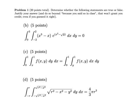 solved problem 1 20 points total determine whether the