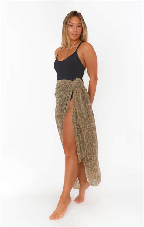 Universal Sarong ~ Glitter Python Show Me Your Mumu