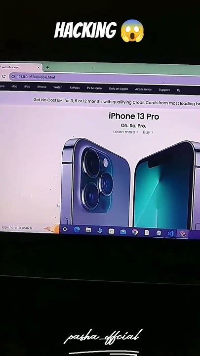 Apple Website Clone 👀💪youtubeshorts Coding Coding Hacking