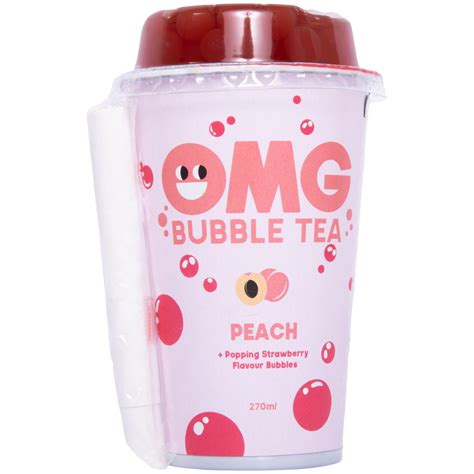 Omg Bubble Tea Pesca 270 Ml Basko