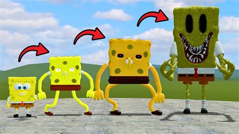 Evolution Of Spongebob Nextbot In Garrys Mod Youtube