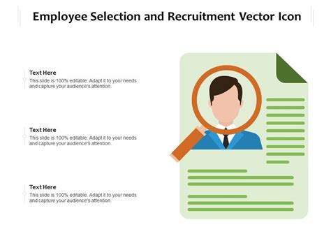 Employee Selection And Recruitment Vector Icon Ppt PowerPoint Presentation Gallery Graphics PDF