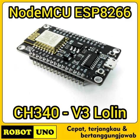Jual Nodemcu V Lolin Lua Wifi Ch Esp Iot Node Mcu Jakarta Barat Reaanita Tokopedia