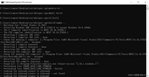 【小沐学ai】c实现语音识别（whispercpp）whisper C Csdn博客