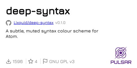 Deep Syntax