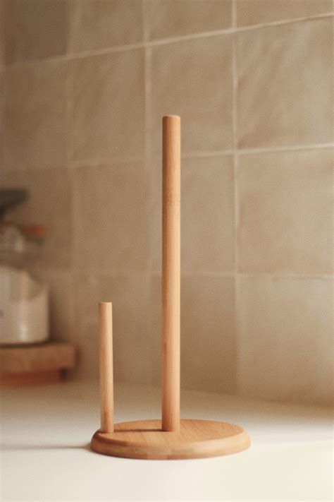Suporte Para Papel Toalha Bambu Casacobre