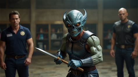 Alien Gladiators Mock Human Janitor Until They Face His Unleashed Fury