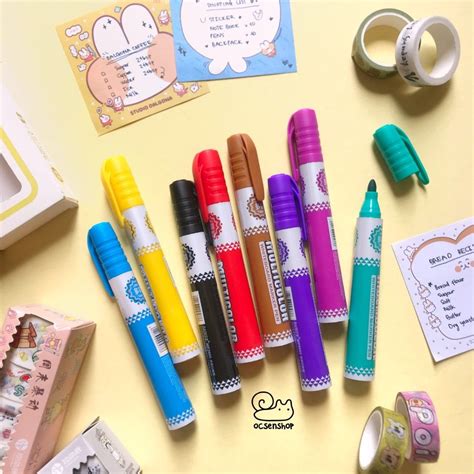 Set Bút Dạ Bảng Baoke Ngòi Lớn