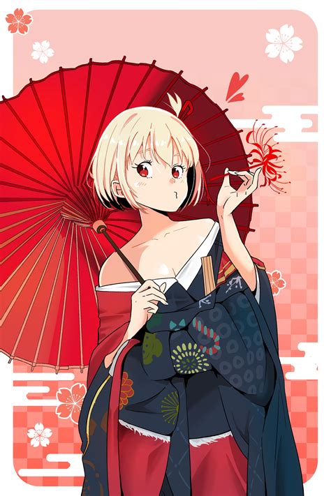 Nishikigi Chisato Lycoris Recoil Drawn By Misskiwi Danbooru