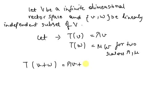 Solved Show That Every Subspace Of V Is Invariant Under I And 0 The