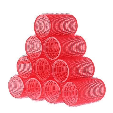 10pcsset Plastic Hair Rollers Curlers Bangs Self Adhesive Hair Volume