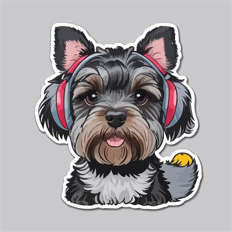 Vetor Cão Vetor Premium