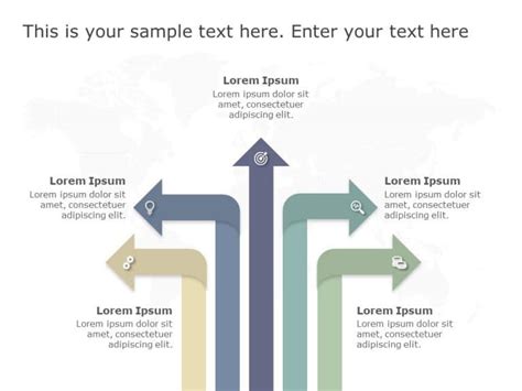 Free Multiple Path Options 3 Powerpoint Template Slideuplift