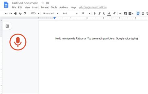 Google Speech To Text For Pc Using Google Docs Tutorial H S Media
