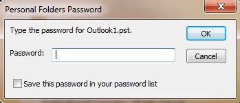 Outlook PST File Asking For Password Know How To Resolved