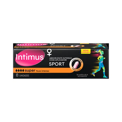 Absorvente Interno Intimus super com 8 unidades + aplicador