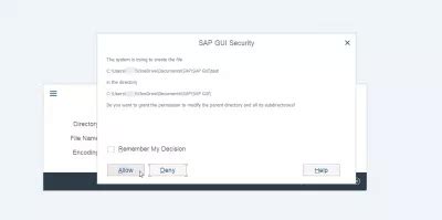 Remove SAP GUI Security Notifications
