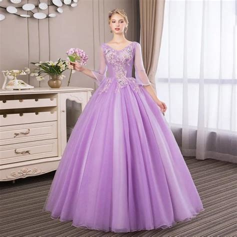 Elegant Red Evening Gown With Puff Sleeves On Luulla