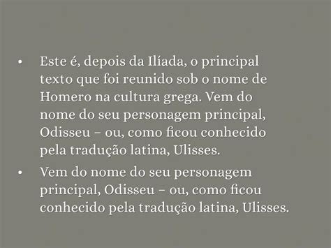 Trabalho Da Odisseia By Yudji7