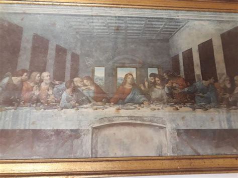 Milanuncios Cuadro Santa Cena Cristo Antiguo