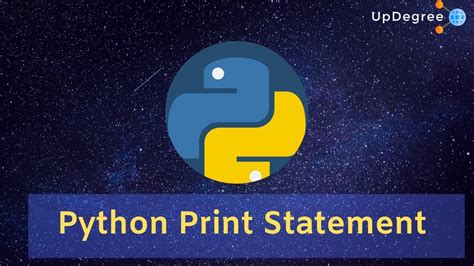 Python Print Statement Python 3 Tutorial Youtube