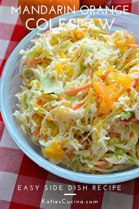 Mandarin Orange Coleslaw Katies Cucina