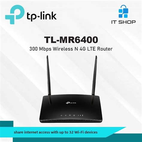 Jual Tp Link Tl Mr6400 300 Mbps Wireless N 4g Lte Router Di Seller It